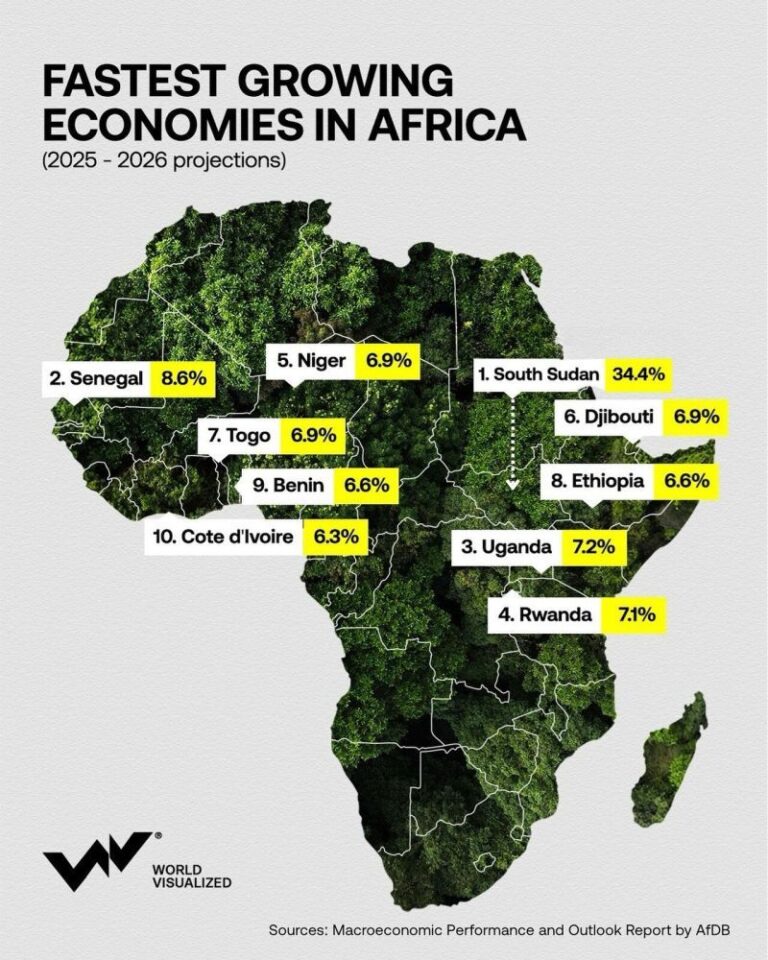 Africa’s growth champions: 2025-2026 projections – Bank & Entrepreneur ...